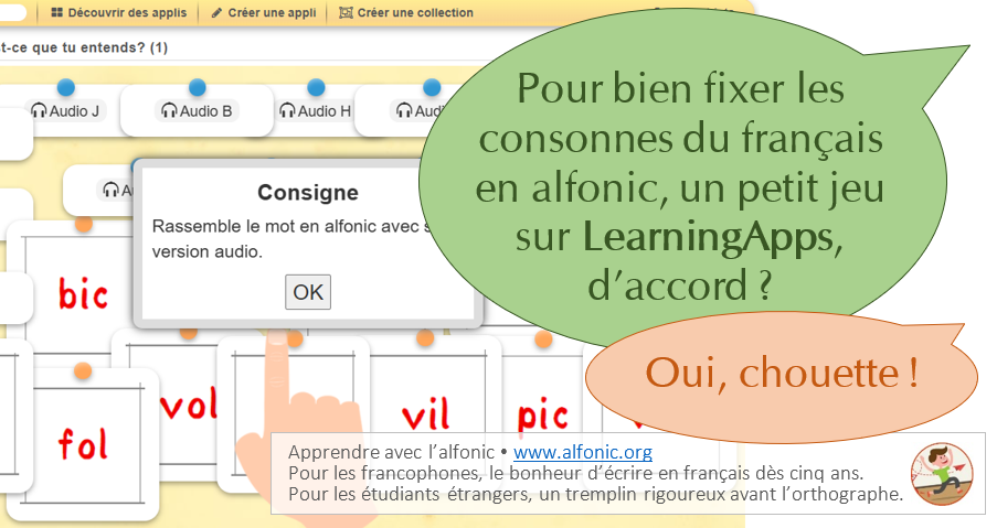 Qu’est-ce que tu entends ? Les consonnes en alfonic – Écrire et lire ...